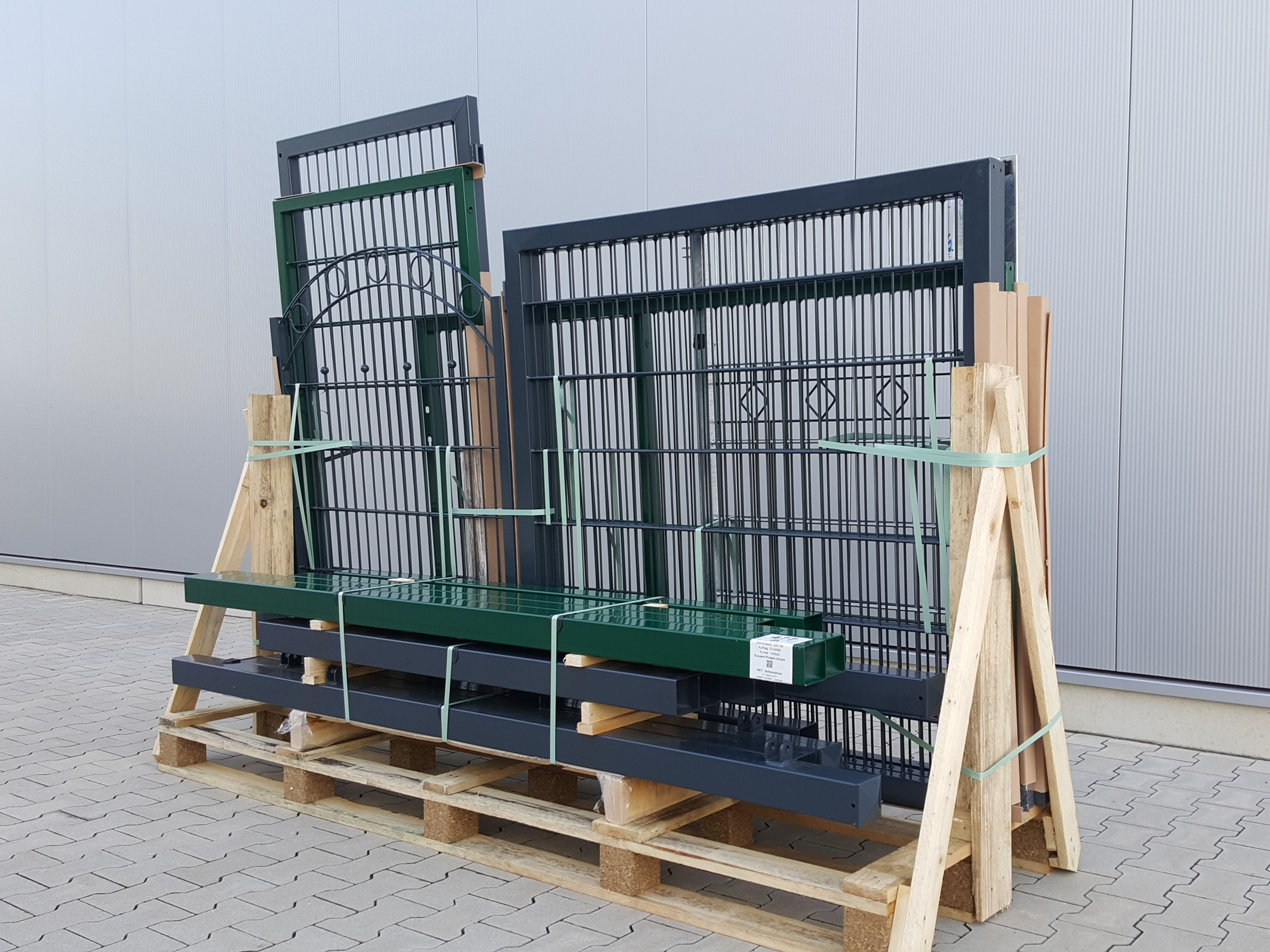 Gittermattenverbinder Paar U-Form