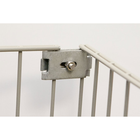 Gittermattenverbinder Paar flache Form