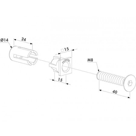 Quick Fix Set Befestigungssystem - Locinox